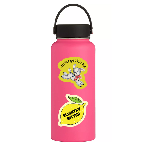 Slightly Bitter Funny Lemon Vinyl Sticker - Victoria Sterling