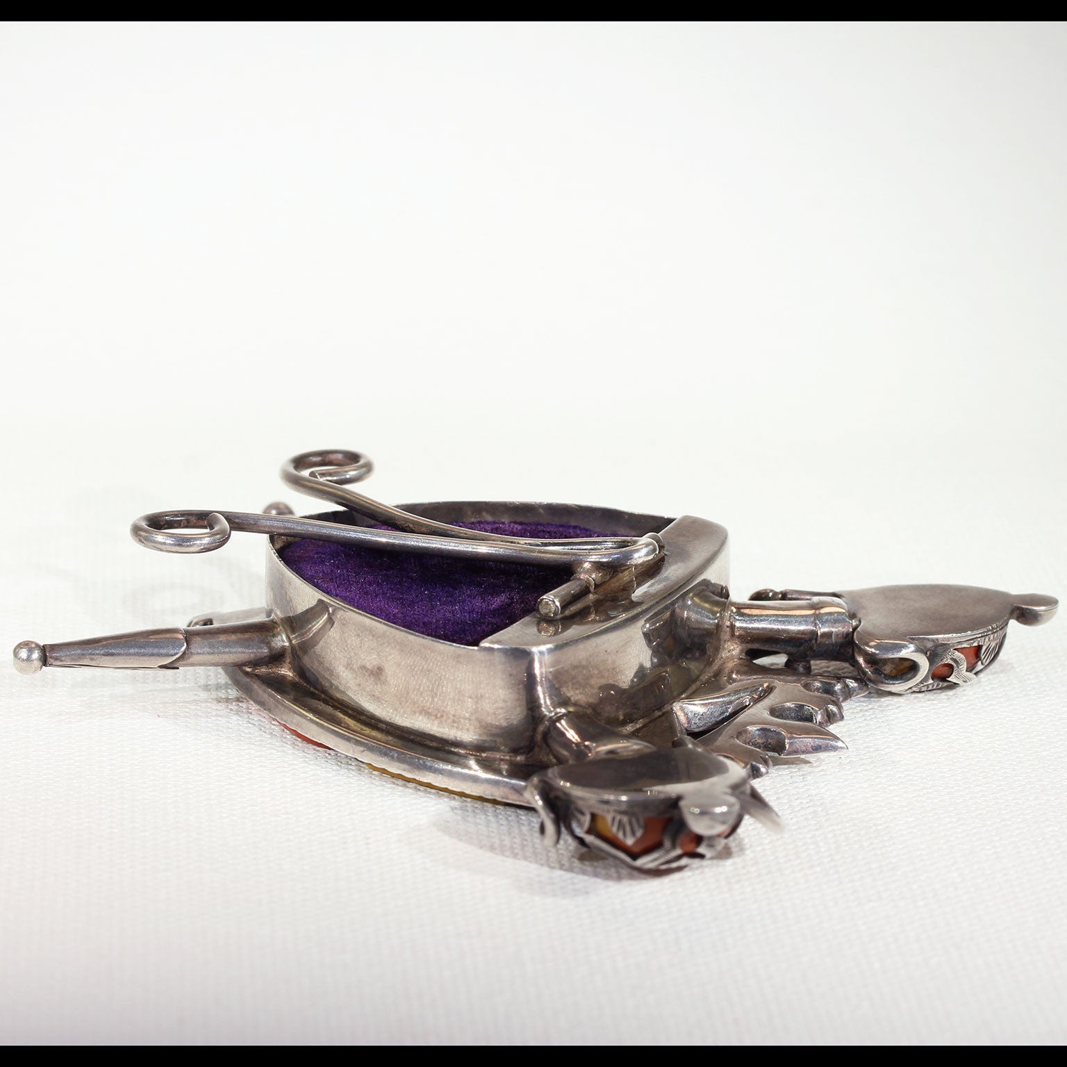 Antique Scottish Agate Silver Picture Frame Edinburgh 1909 - Victoria ...