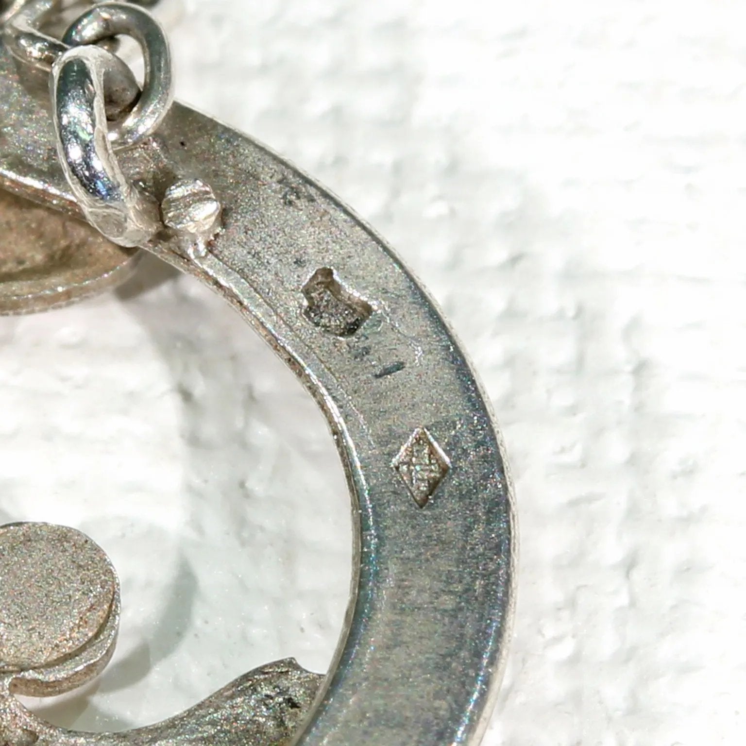 Antique French Silver Mistletoe Art Nouveau Necklace - Victoria Sterling