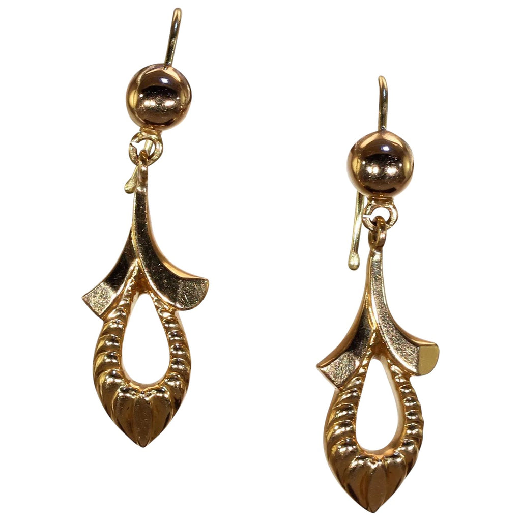 dangle earrings gold